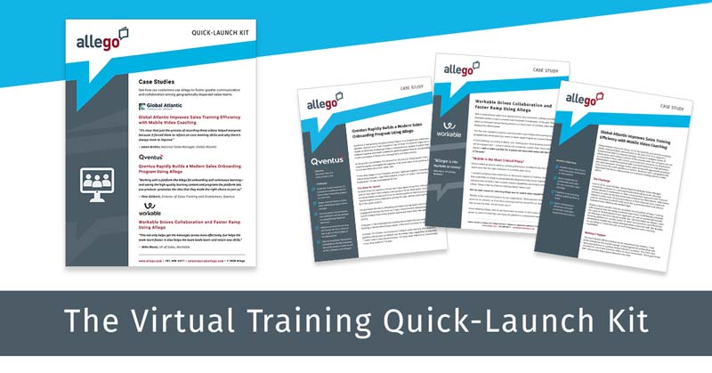 The Virtual Training Quick-Launch Kit | Allego
